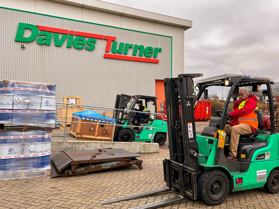 Davis Turner Case Study UK - Mitsubishi Forklift Trucks